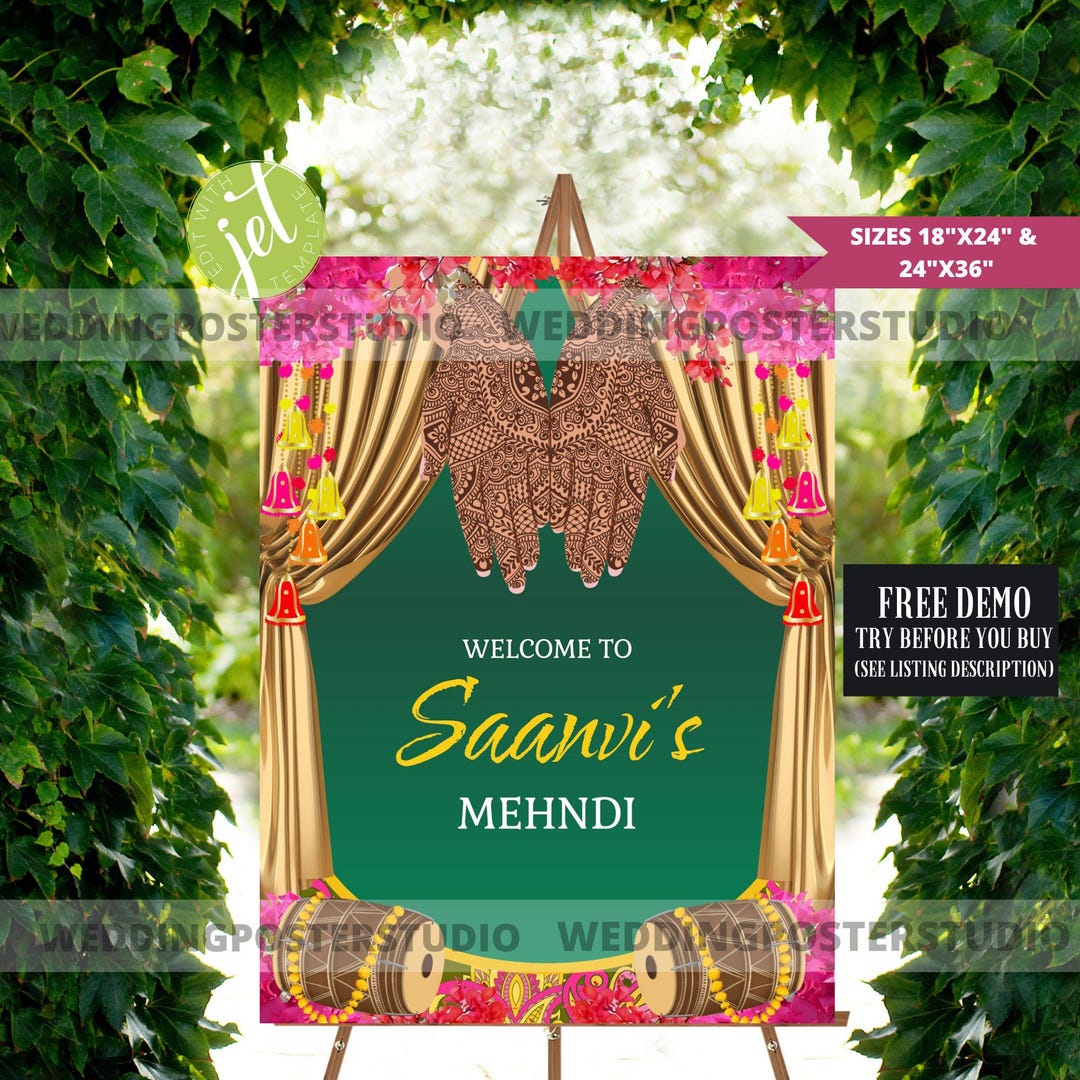 Henna Night Signs, Mehndi Sign, Mendhi Decor Sign, Henna Sign,henna ...