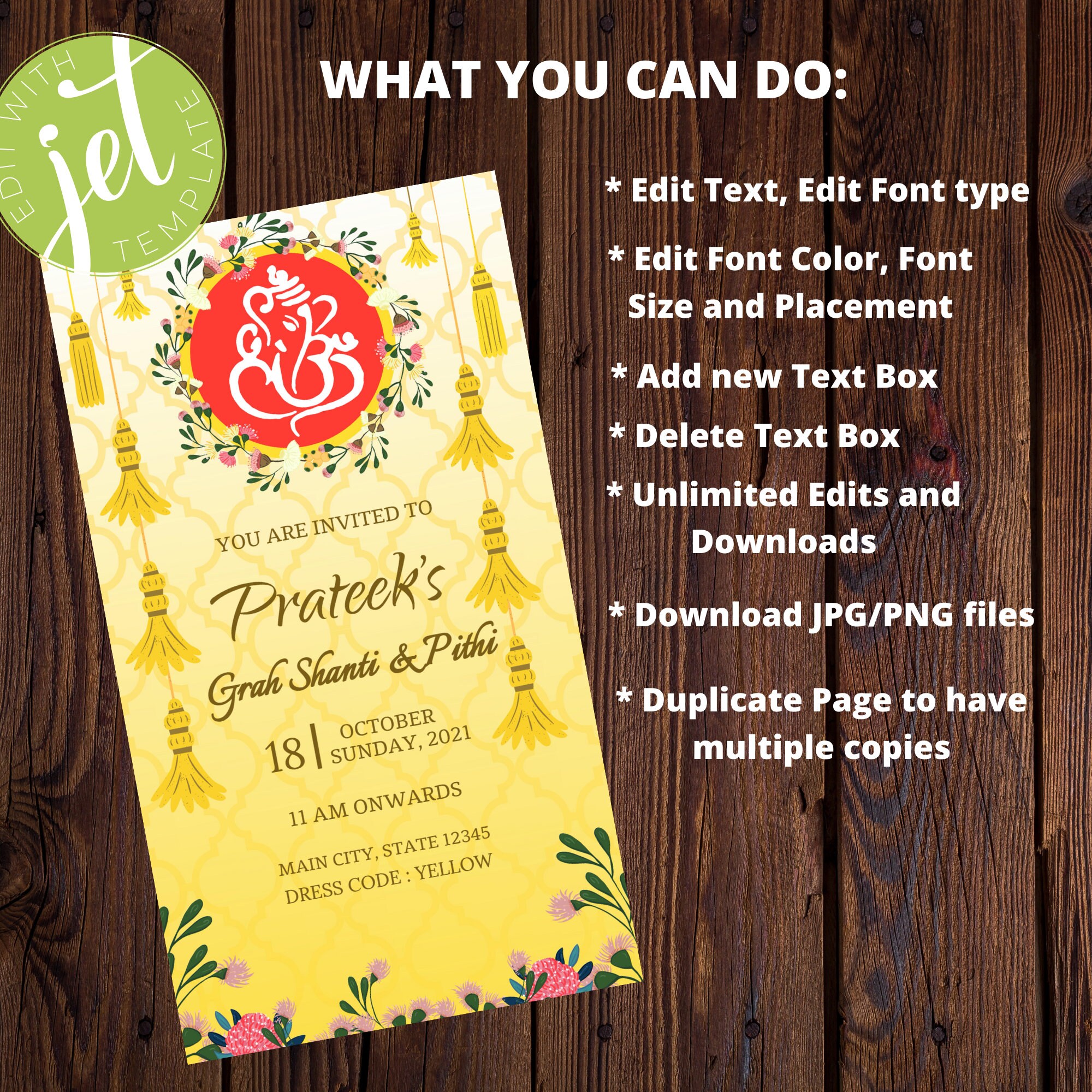 Customizable Mobile Phone Invite for Various Ocassions and - Etsy UK