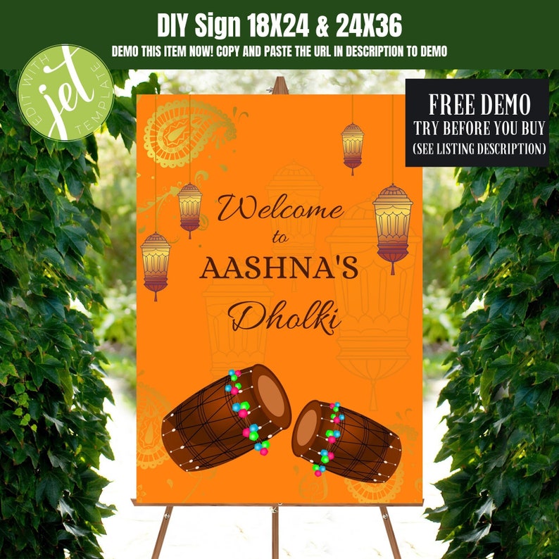 Dholki Sign Wedding Dholki Sign Punjabi Weddings Pakistani - Etsy
