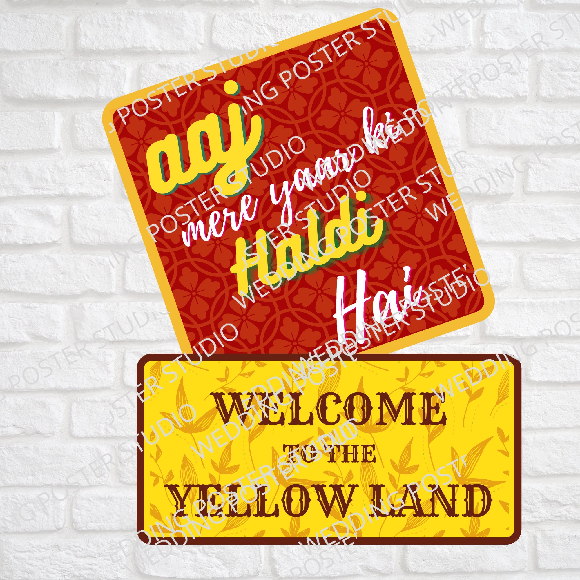 Haldi Props Photobooth Props Desi Props Wedding Props - Etsy