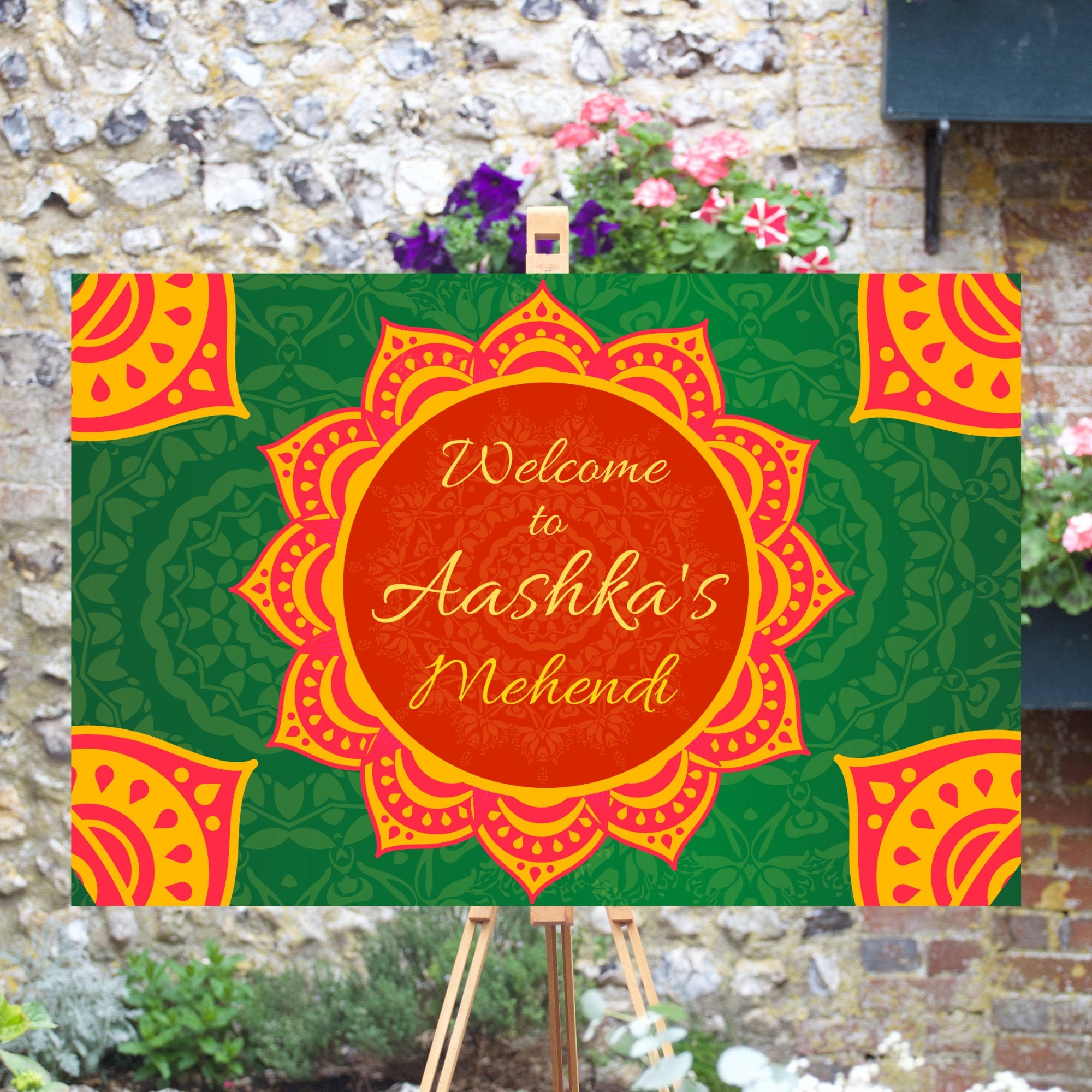 Mehendi Sign Maiyan Sign Haldi Sign Mehendi Welcome Sign - Etsy UK