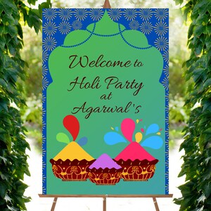 Holi Sign, Holi Banner, Customizable Holi Sign, Holi Festival - Etsy
