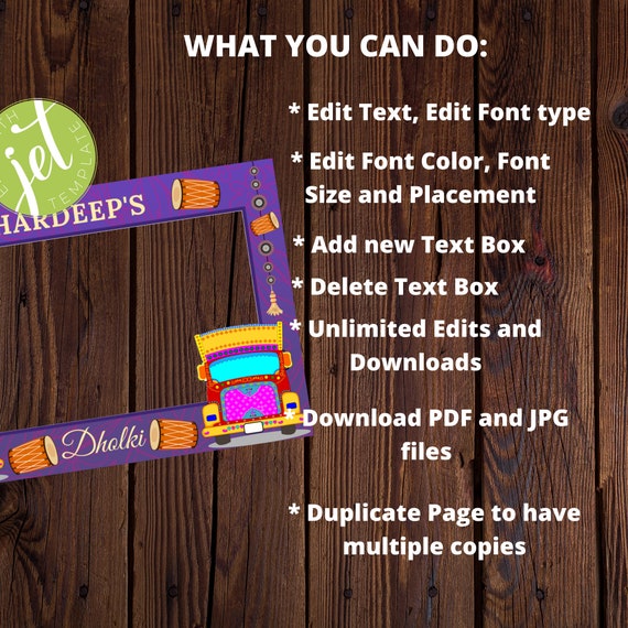 Paper & Party Supplies Festival Photo Prop Wedding Photo booth Frame ...