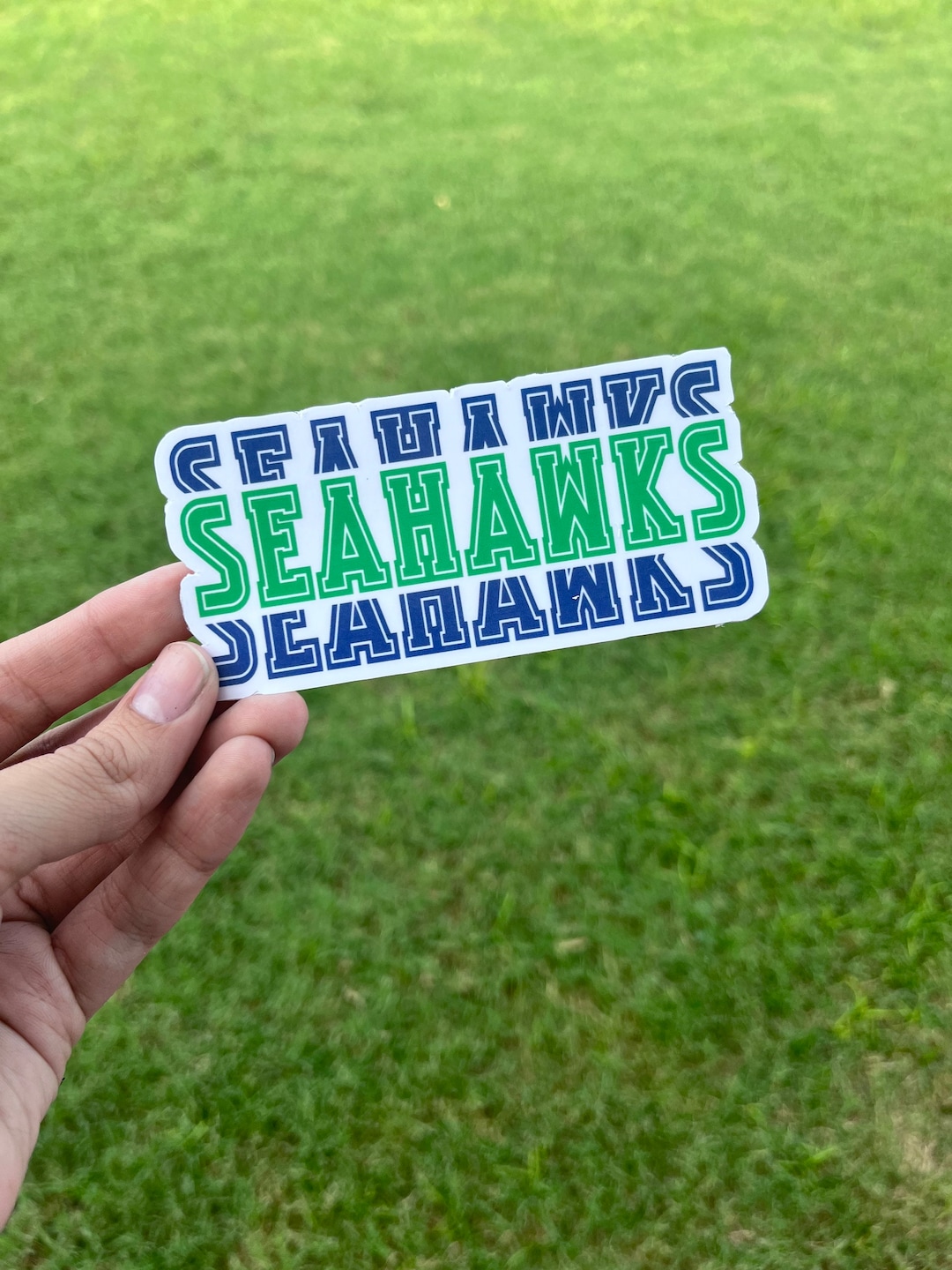 Seahawks Inspired Sticker Football Sticker Decal - Etsy