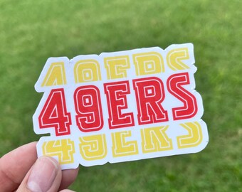 49ers Sticker Decal - Etsy