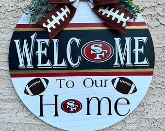 49ers Welcome Sign - Etsy