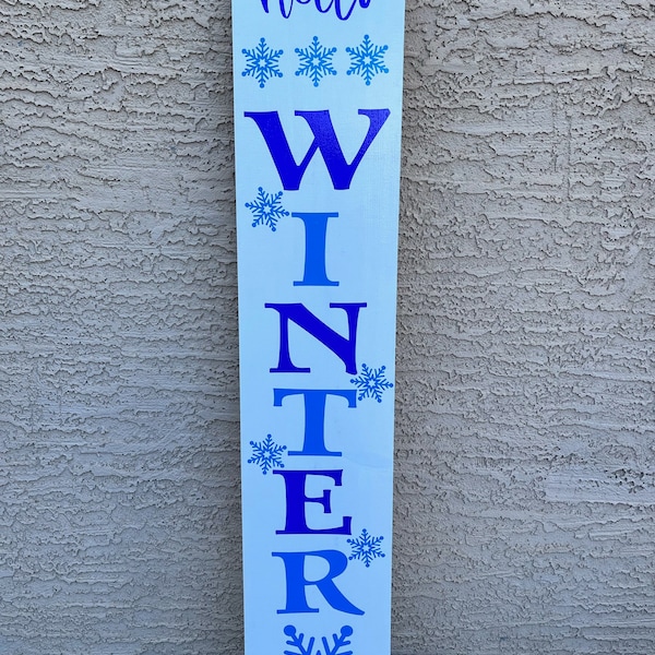 Wood Winter Sign - Etsy