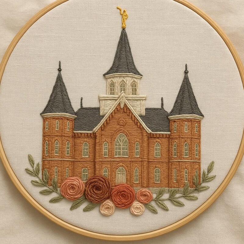Temple Embroidery - Etsy