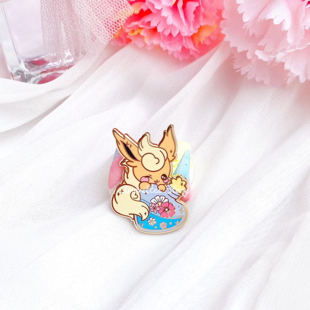 Eeveelution - Flareon Potion Enamel Pin - Etsy