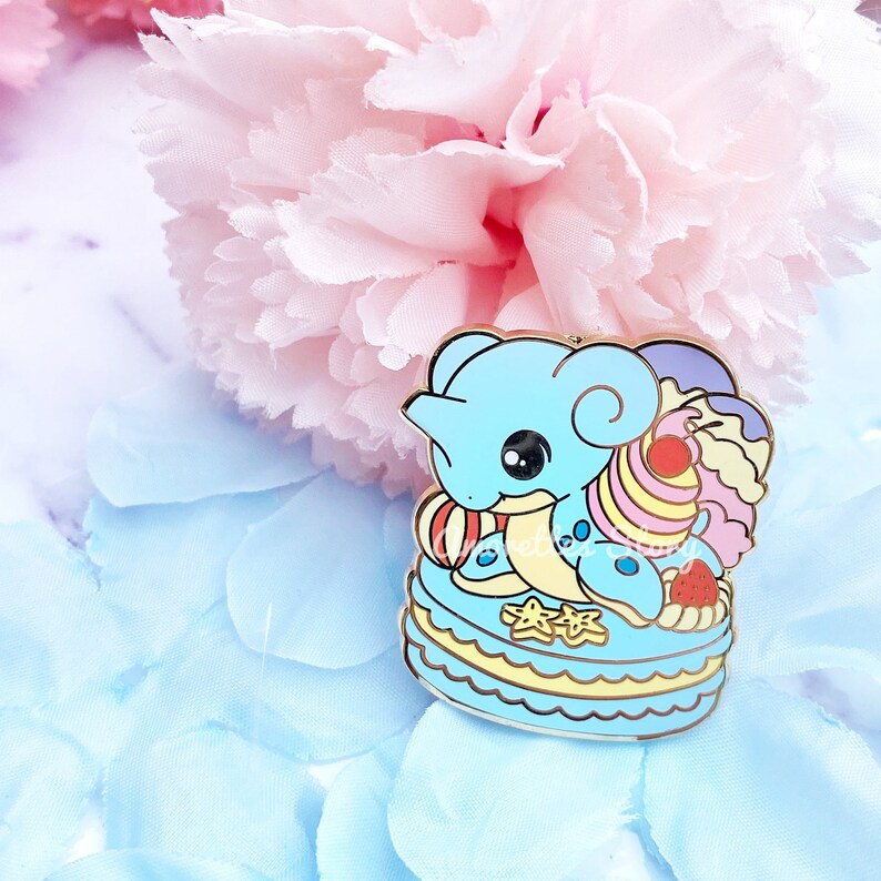 Pokemon Lapras Bakery Enamel Pin - Etsy