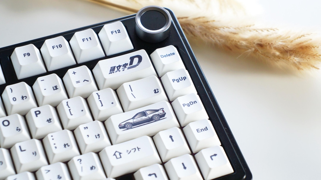 Initial D Keycap Set 127 Keys – Ae86-themed PBT Keycaps in Cherry ...