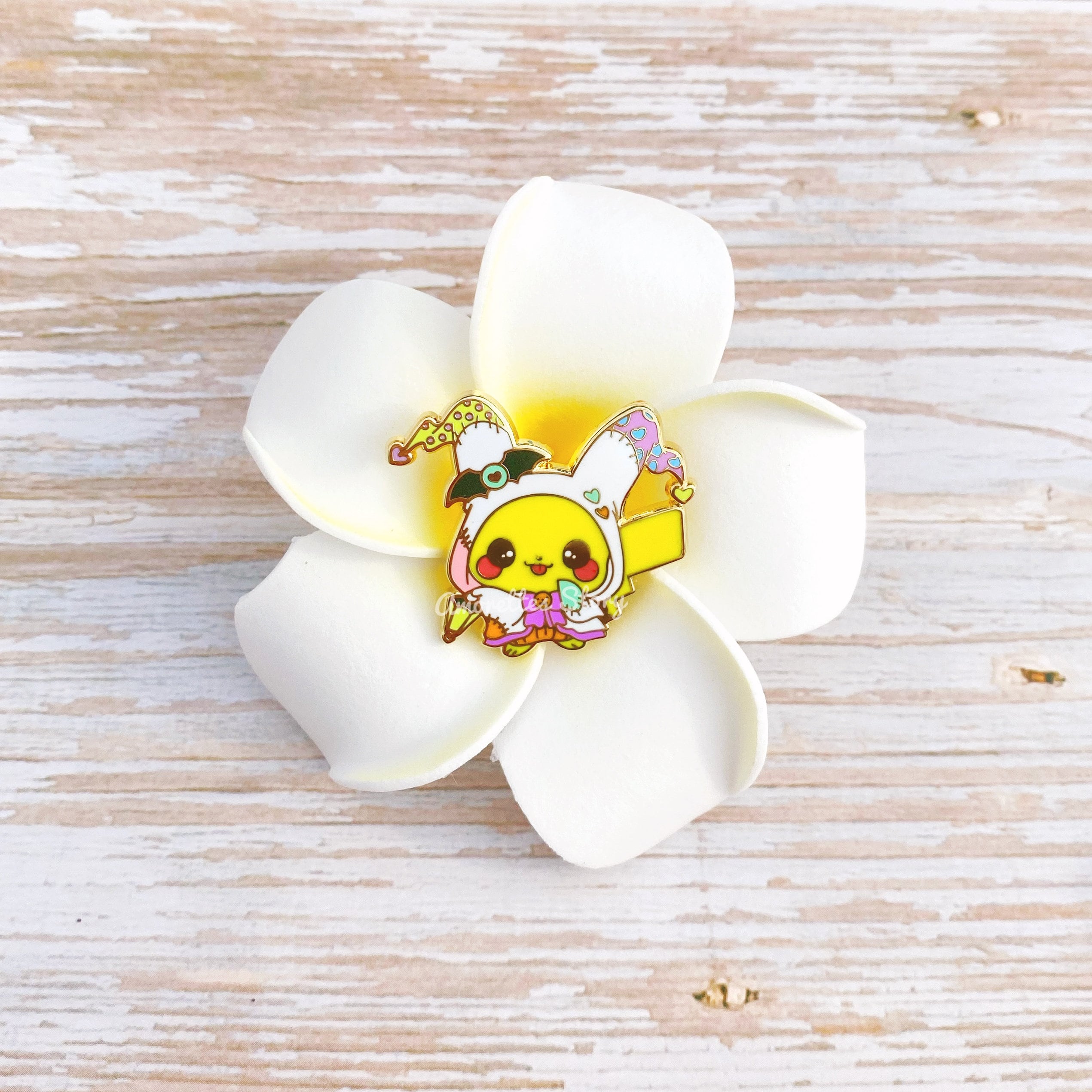 Pikachu in Costume Enamel Pin pokemon - Etsy