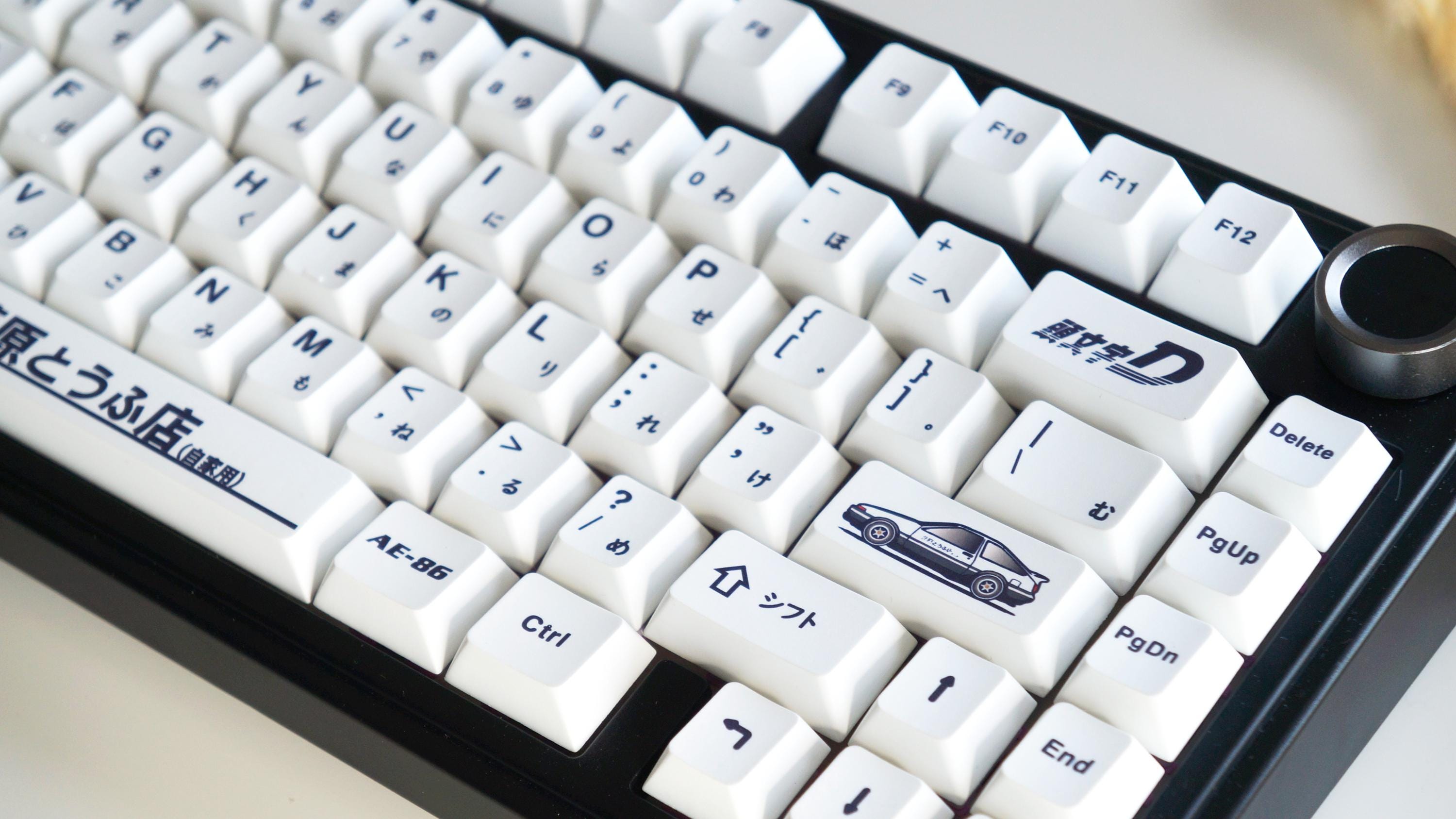 Initial D Keycap Set 127 Keys – Ae86-themed PBT Keycaps in Cherry ...