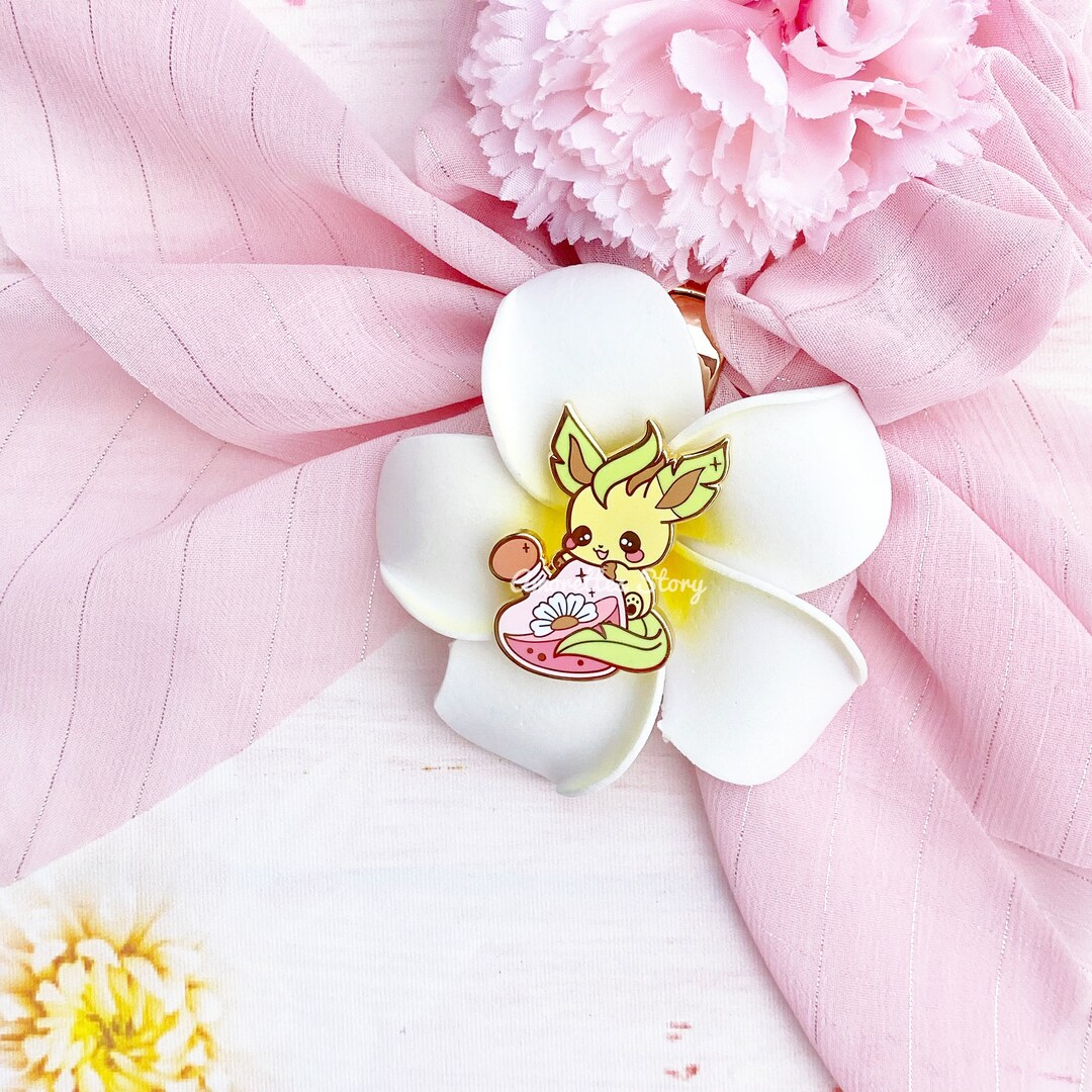 Eeveelution - Leafeon Potion Enamel Pin - Etsy