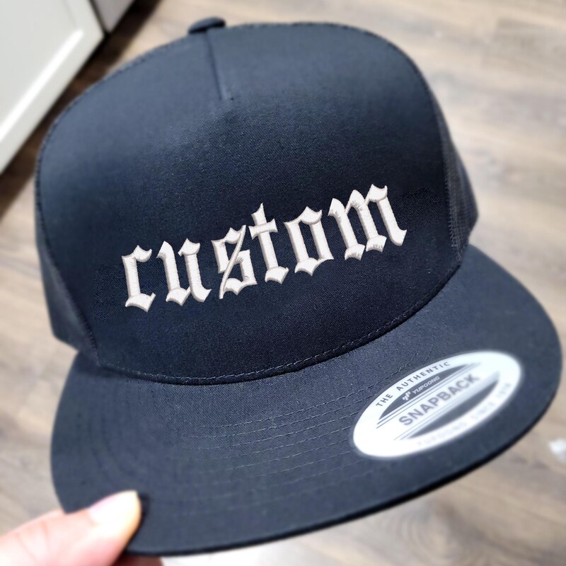 Custom Snapback Hat - Etsy