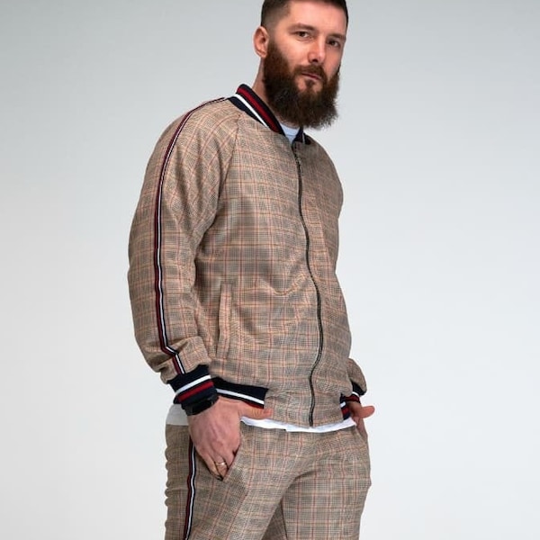 Tartan Tracksuit - Etsy