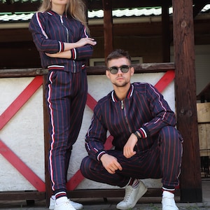 Matching Couple Tartan Tracksuit Set | Couple Tracksuit Set | Gentlemen ...