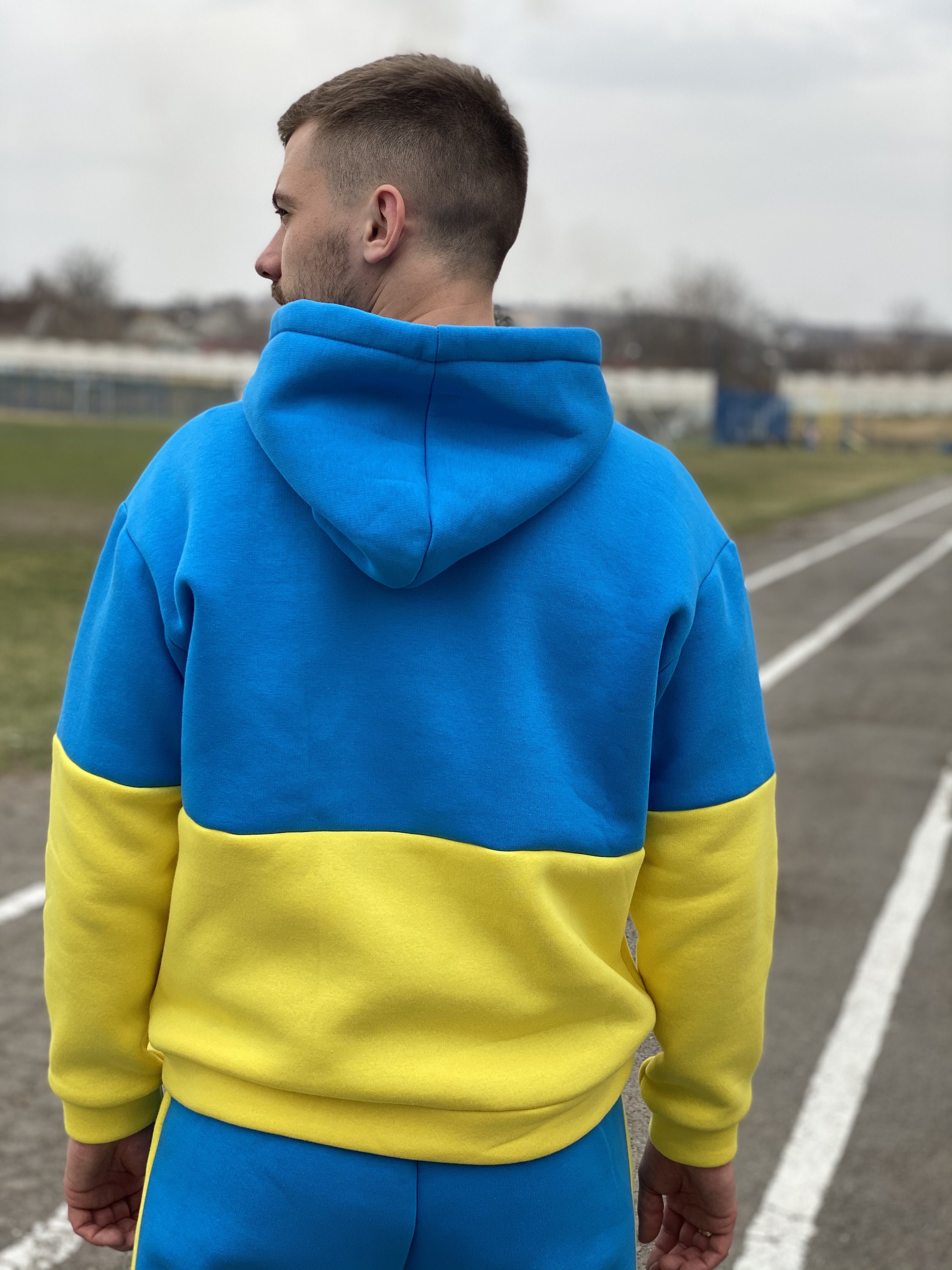 Ukraine Flag Tracksuit Men's Hooded Tracksuit Set - Etsy