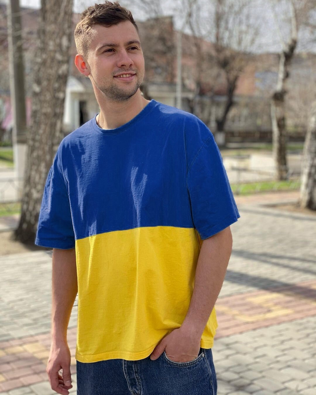 Ukraine Flag Tshirt | Ukrainian Patriotic | Oversized Tshirt | Support ...