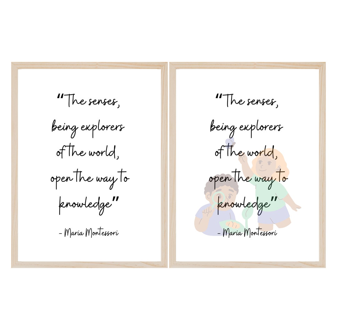 Explorers of the World Quote, Maria Montessori, Early Childhood ...