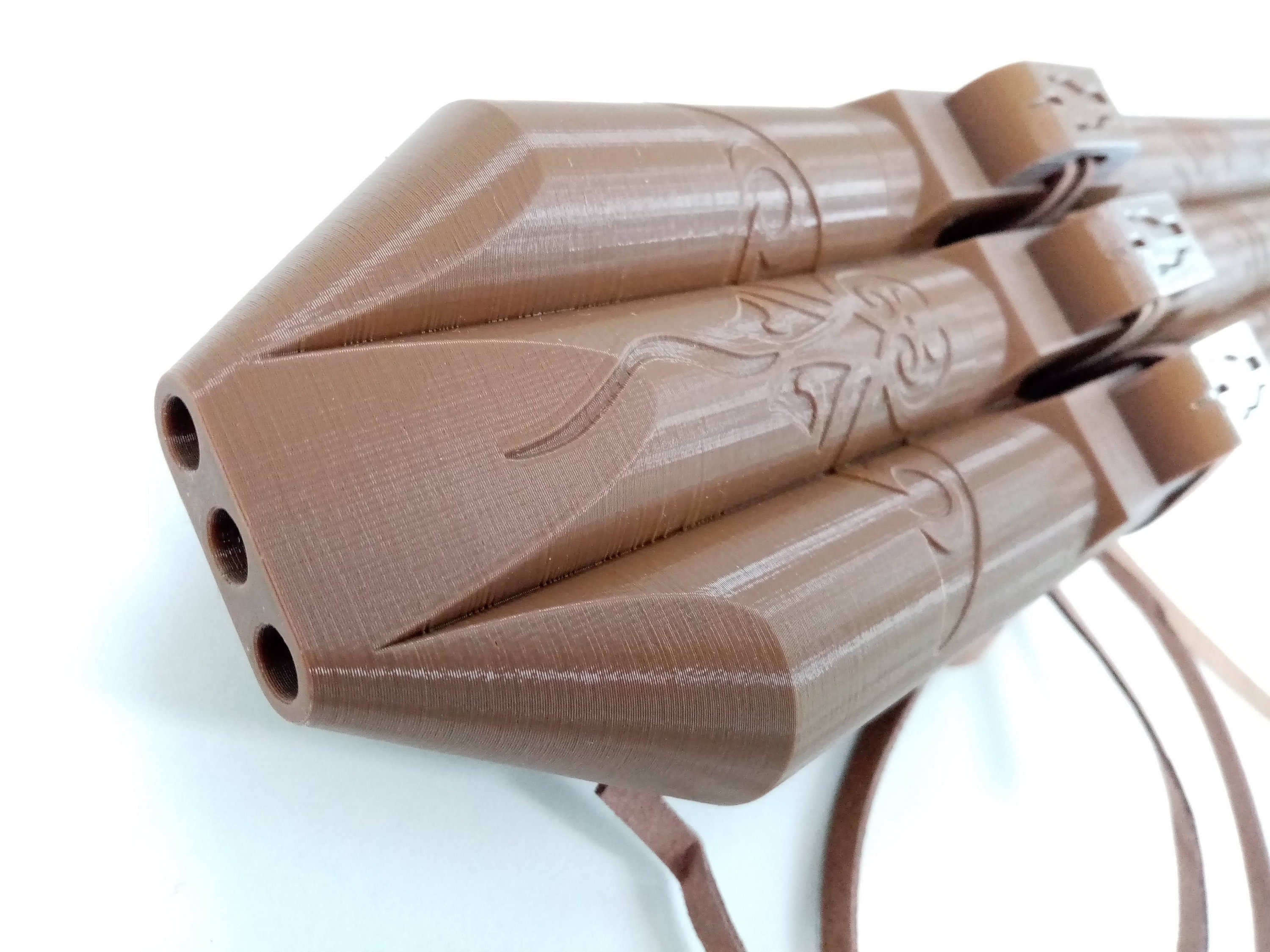 3D Printed Triple Flute, Key of A, Native American Style - Etsy