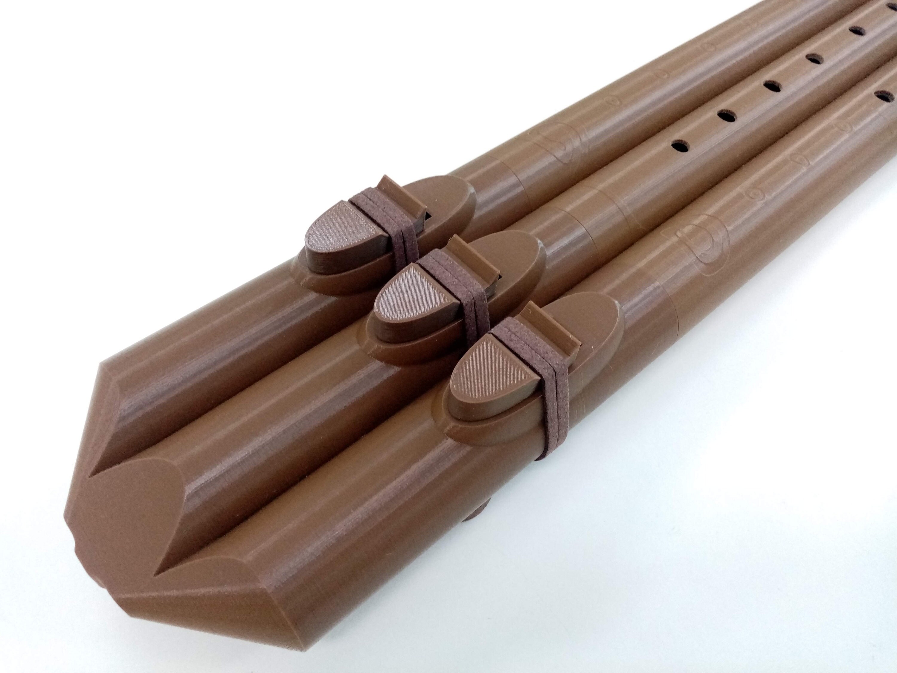 3D Printed Triple Flute, Key of E, Native American Style - Etsy