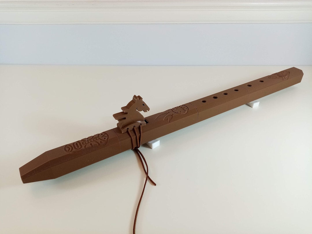 3D Printed Flute, Key of G, Native American Style - Etsy