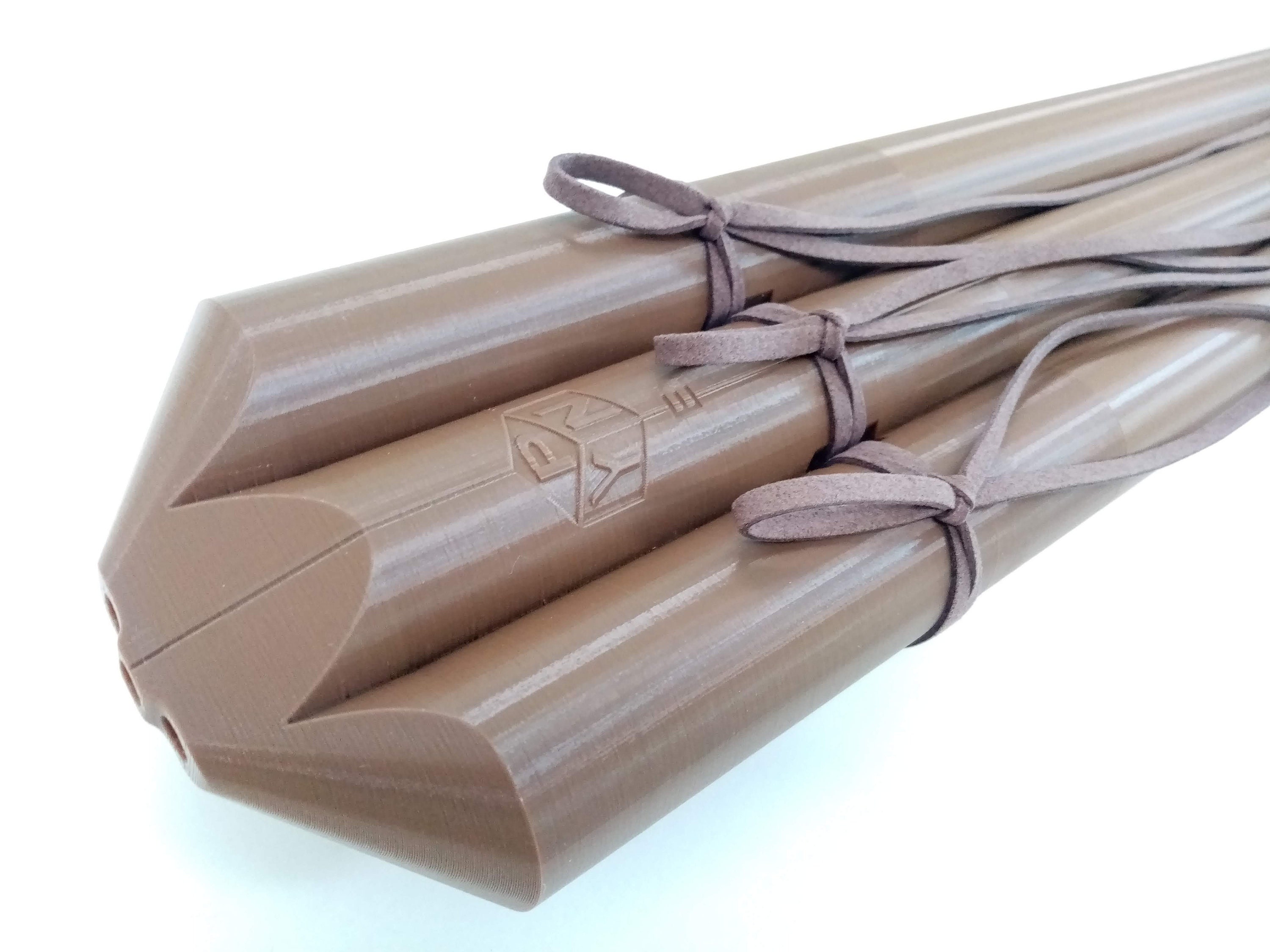3D Printed Triple Flute, Key of E, Native American Style - Etsy