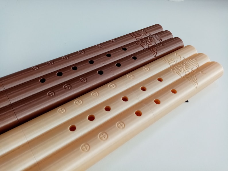3D Printed Triple Flute, Key of G, Native American Style - Etsy