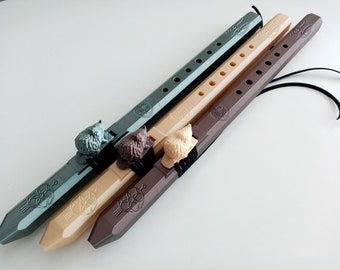 3D Printed Flute, Key of Low D, Native American Style - Etsy