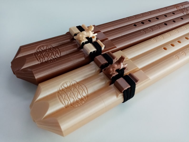 3D Printed Triple Flute, Key of G, Native American Style - Etsy