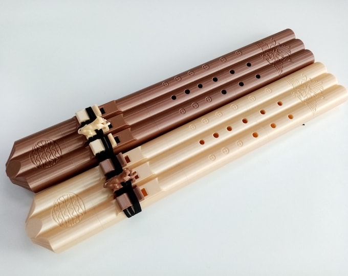 3D Printed Triple Flute, Key of G, Native American Style - Etsy