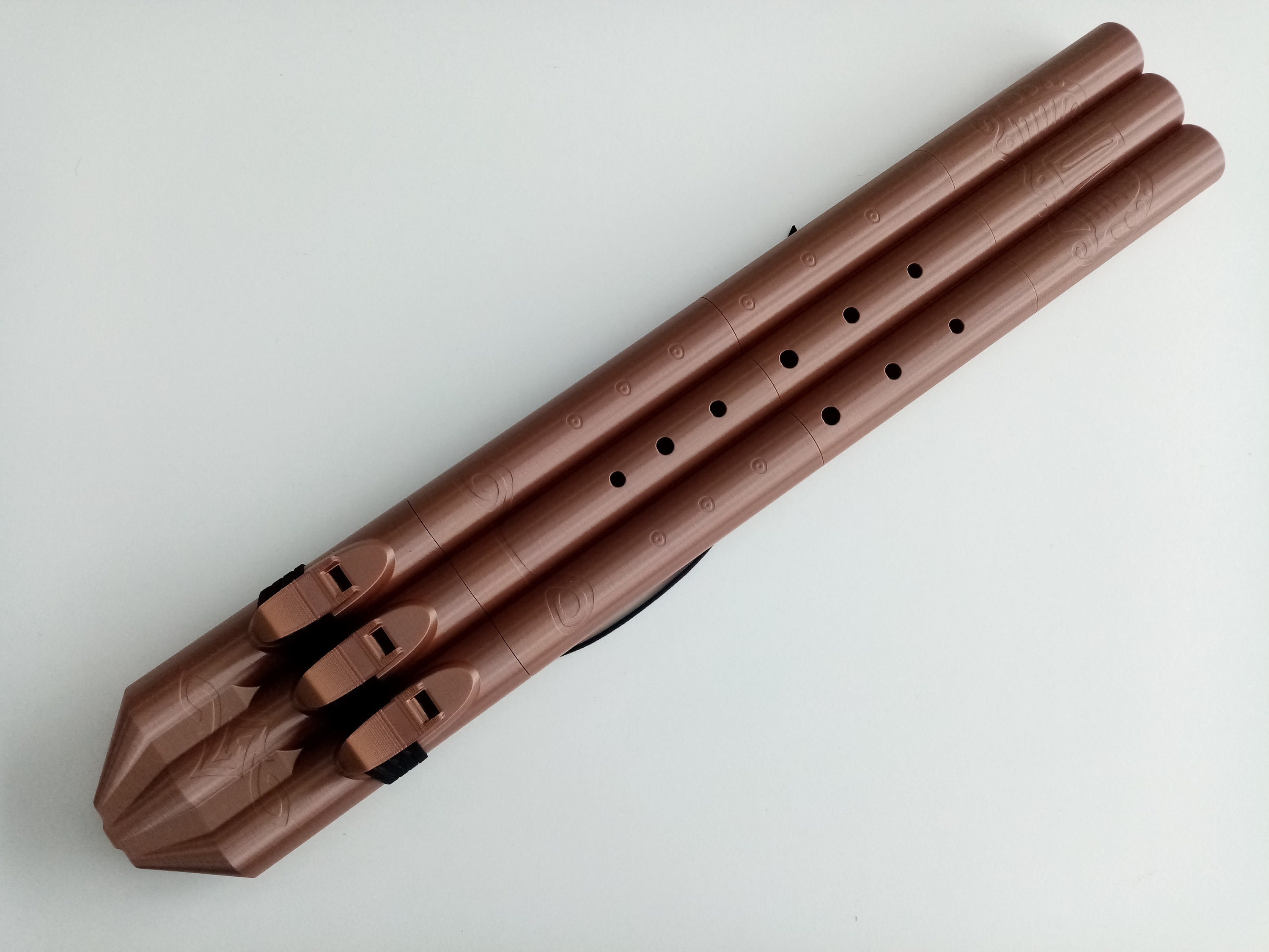 3D Printed Triple Flute, Key of Low D, Native American Style - Etsy