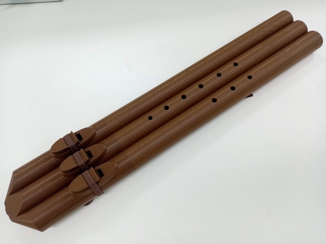 3D Printed Triple Flute, Key of E, Native American Style - Etsy
