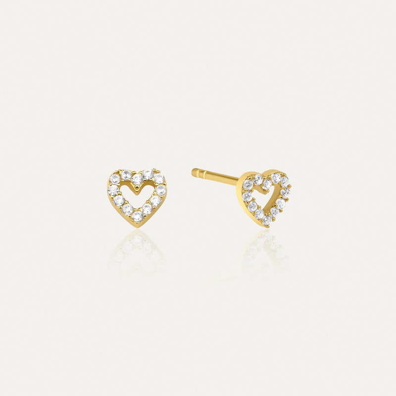 Heart Earrings - Etsy