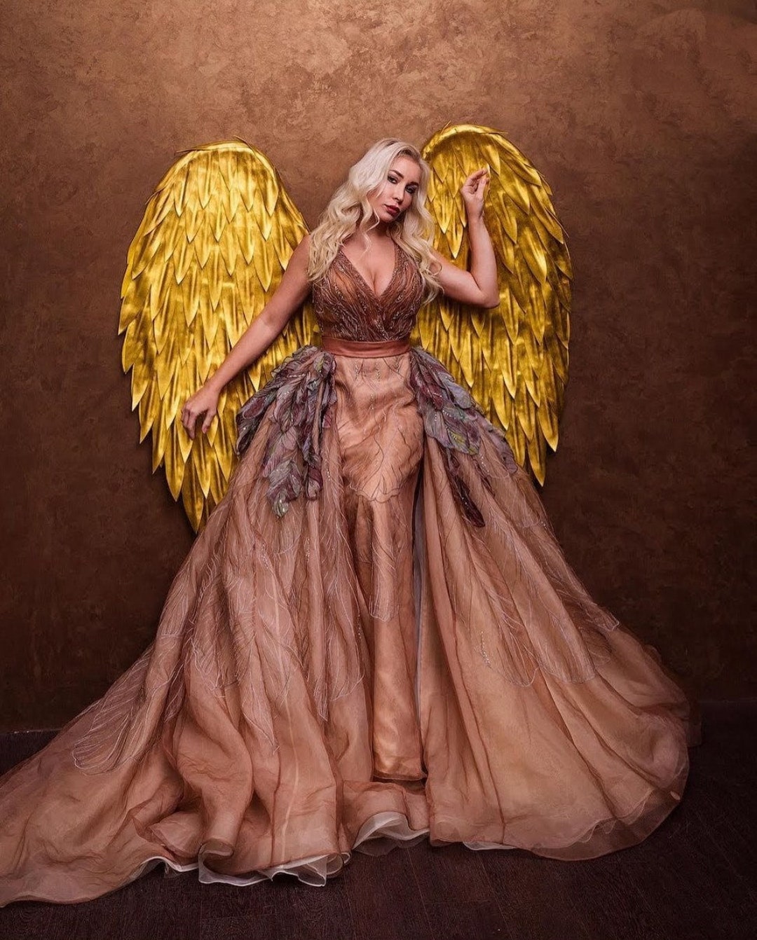 Golden Wings, Angel Wings, Angel Costume, Golden Angel, Golden Angel ...