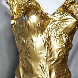 Strawberry Wolf Armor Chest Suits Cosplay Royal Gold - Etsy