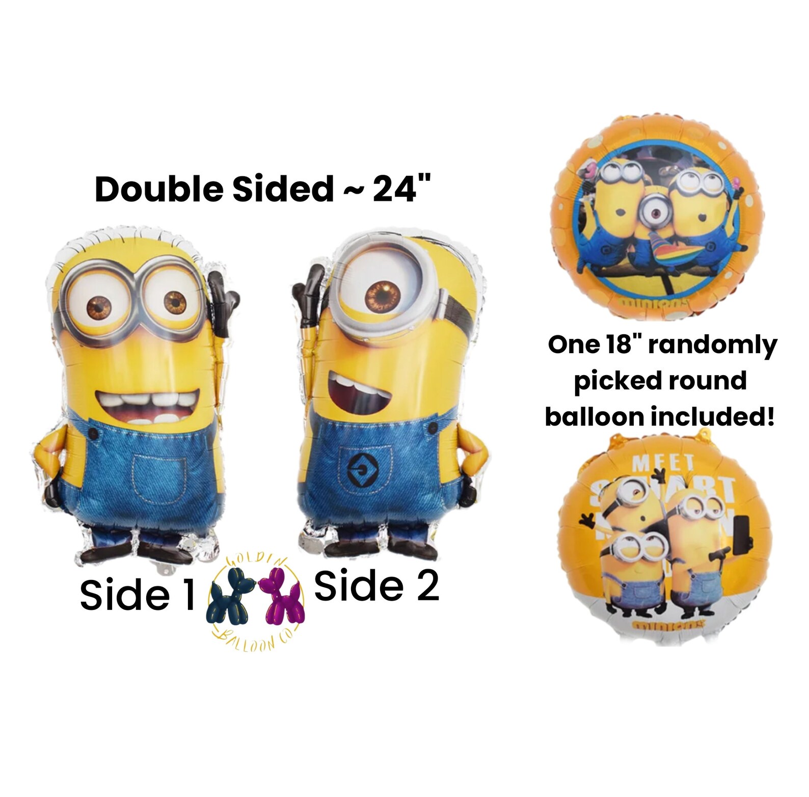 Minion Balloons - Etsy