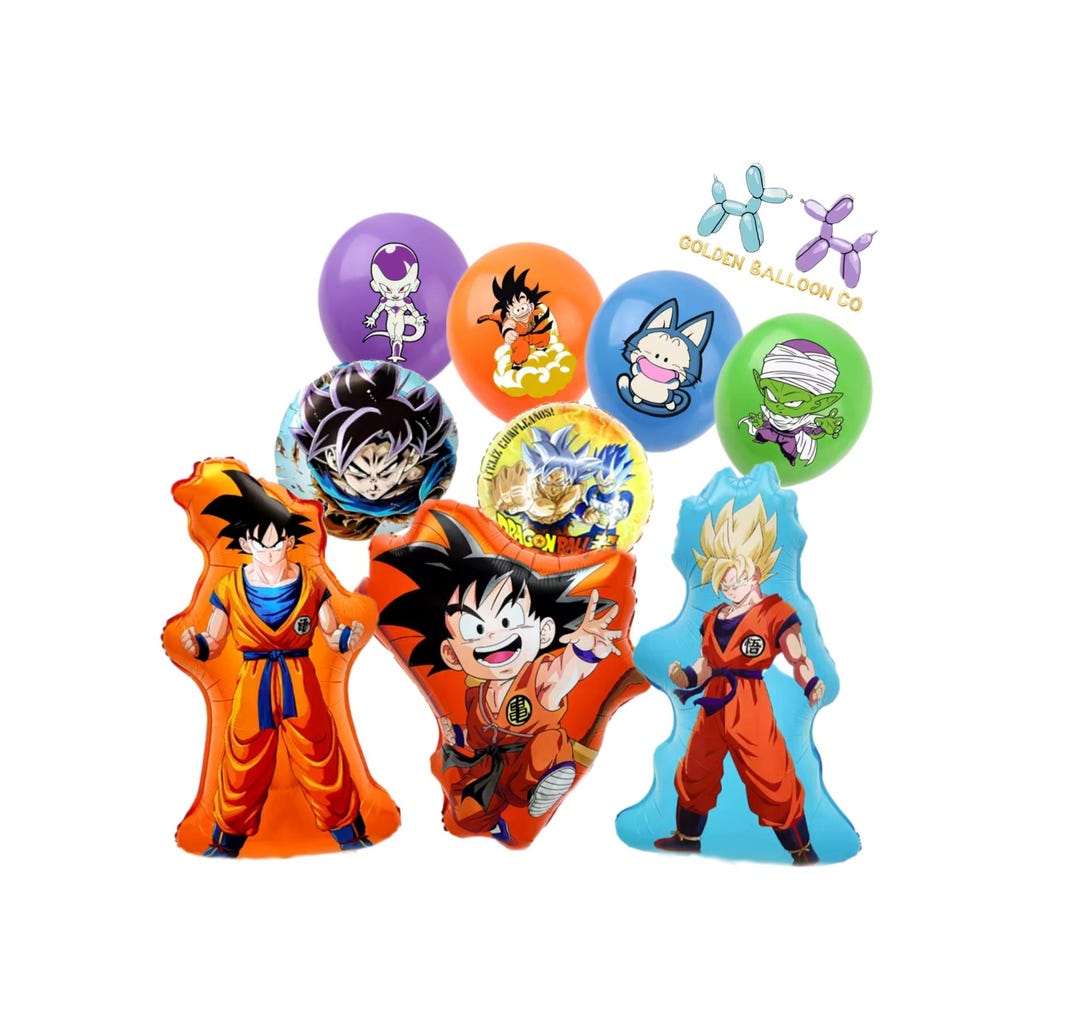Dragon Ball Z 9 Piece Balloon Bundle - Etsy