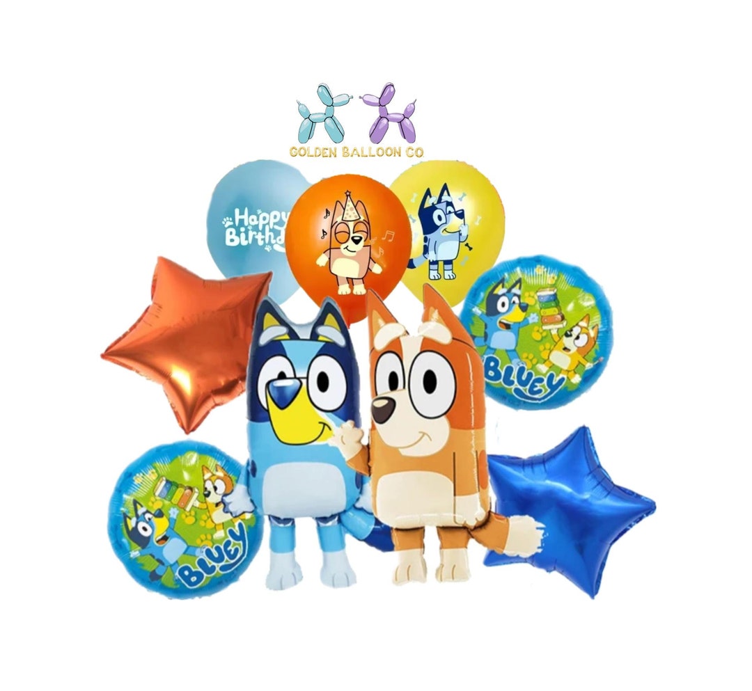 Bluey and Bingo 9 Piece Balloon Bundle - Etsy