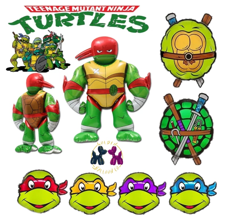 Njina Turtle Balloons - Etsy