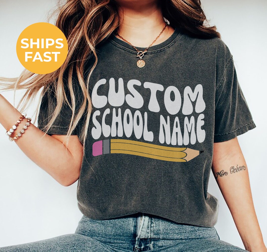 Custom Teacher Shirts Custom School Shirt Teacher Team Shirts - Etsy