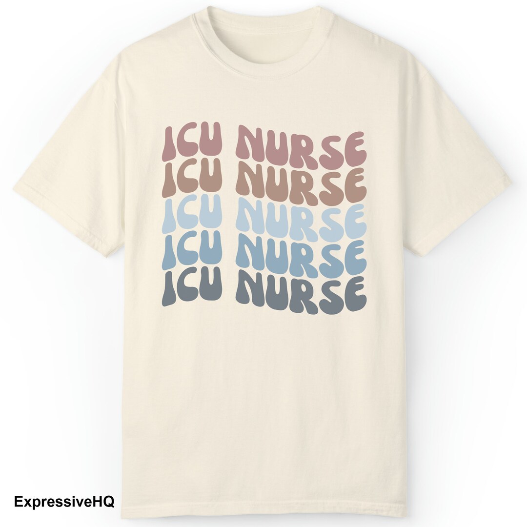ICU Nurse Shirt, ICU Nurse Tshirt, Icu Shirts, Comfort Colors Nurse ...