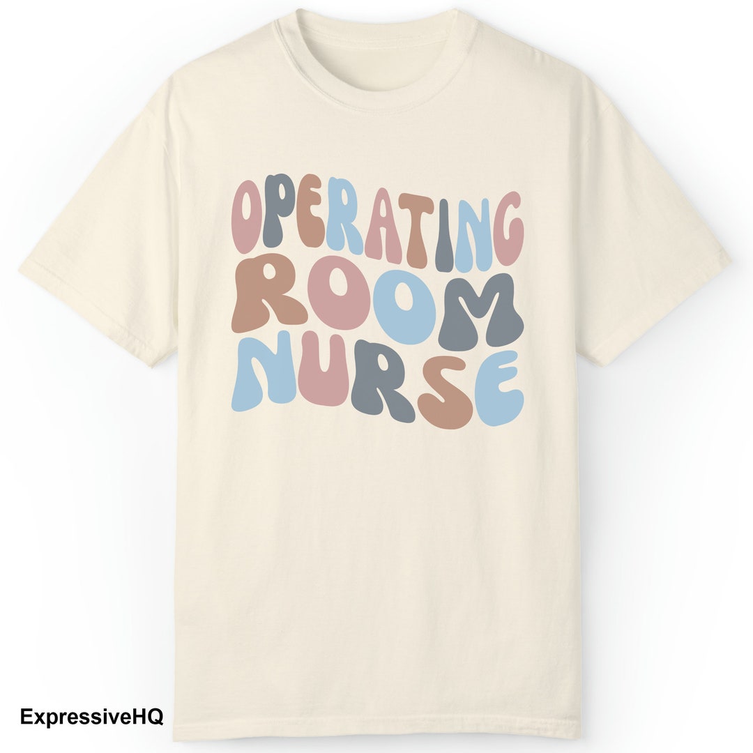 Operating Room Nurse Shirt, Retro OR Nurse Tshirts, Gifts for Surgical ...