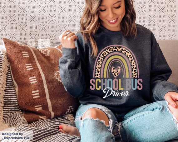 Custom School Bus Driver Sweater Bus Driver Appreciation Bus - Etsy