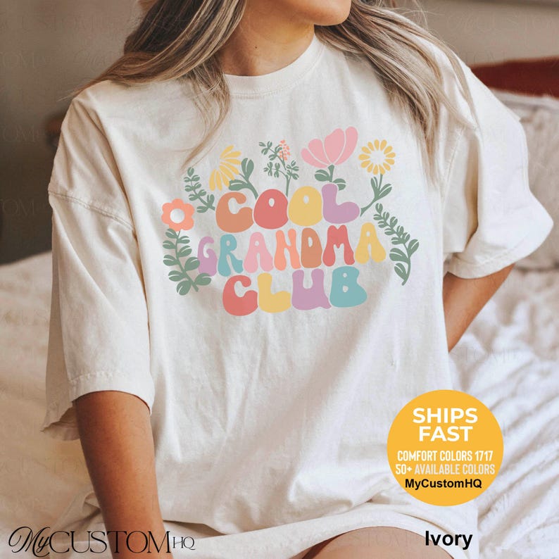 Cool Grandma Shirt, Cool Grandma Club Shirt, Mama Shirt, Mom Gift ...