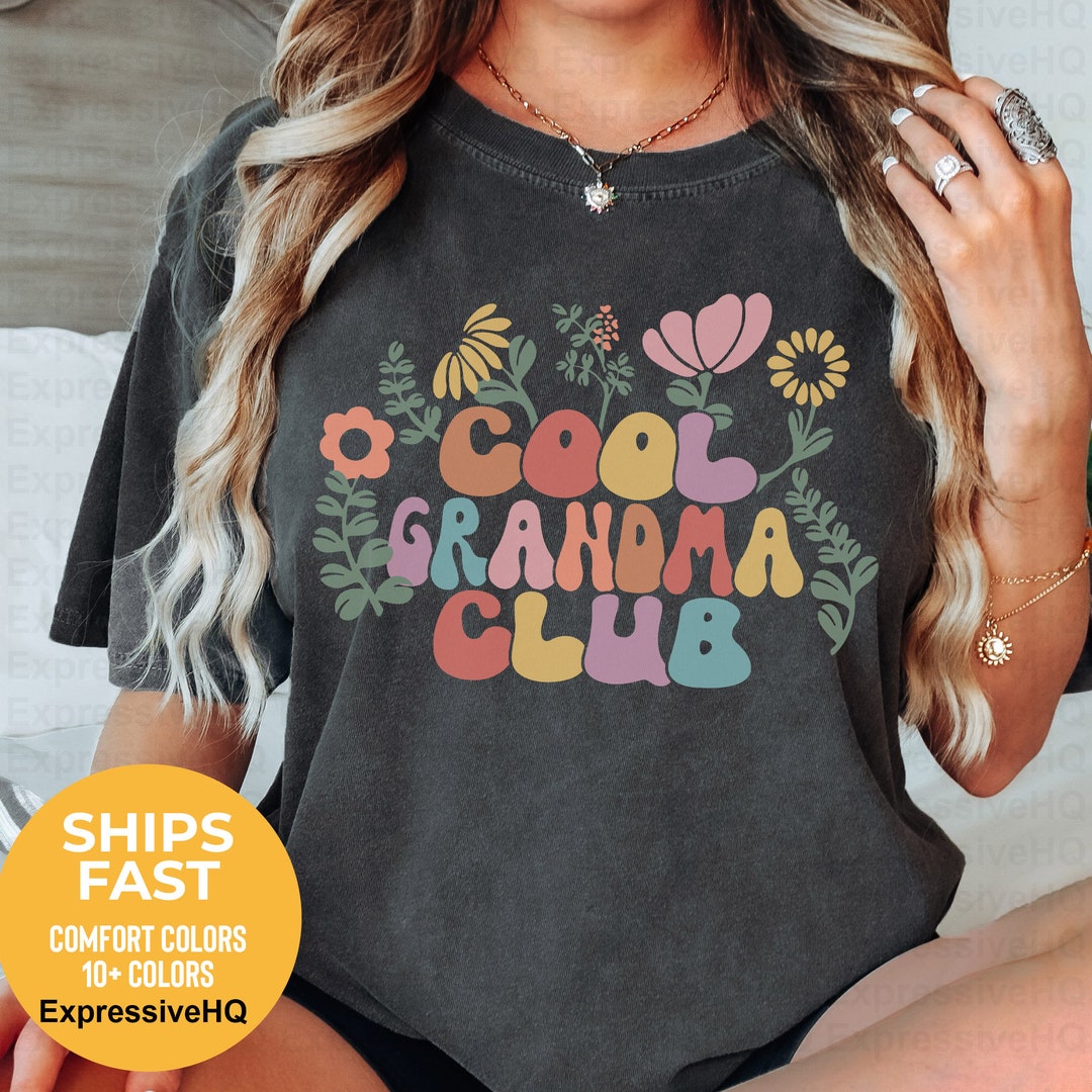 Cool Grandma Shirt, Cool Grandma Club Shirt, Mama Shirt, Mom Gift ...