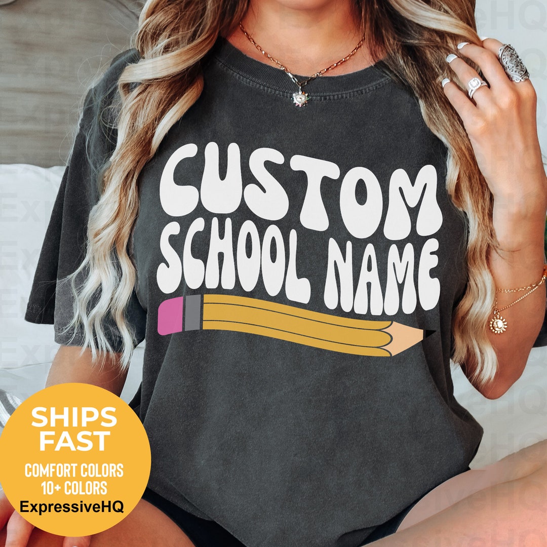 Custom Teacher Shirts Custom School Shirt Teacher Team Shirts, Custom ...