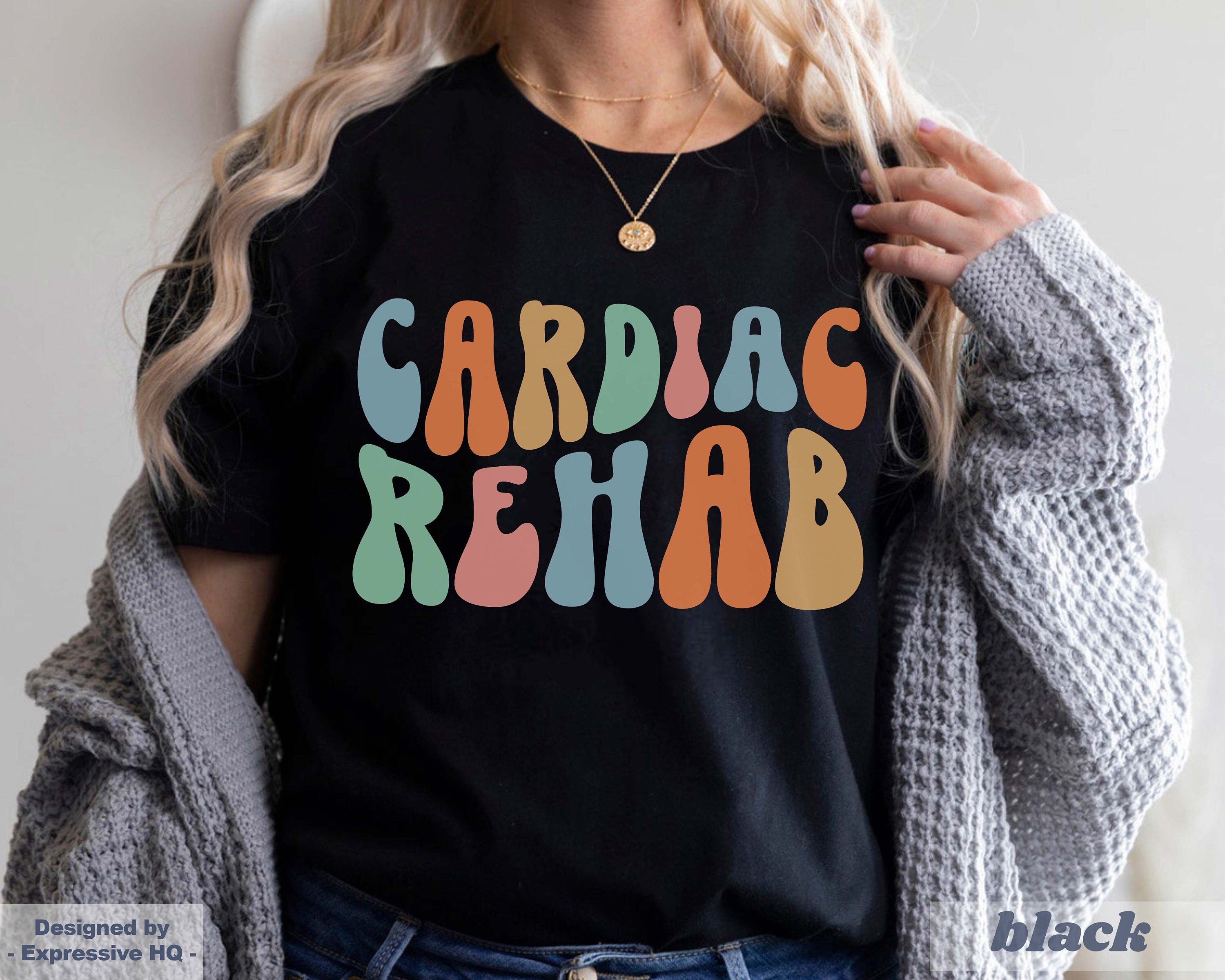 Cardiac Rehab Shirt Groovy Cardiology Rehab Nurse Tshirt for - Etsy