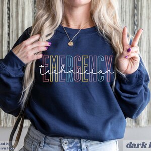Emergency Technician Sweater, Rainbow Emergency Department Tech ...
